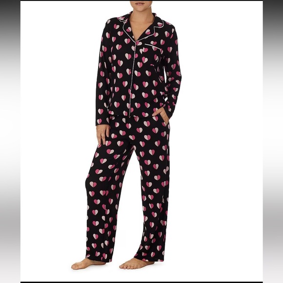 kate spade | Intimates & Sleepwear | Kate Spade Geometric Heart Print ...